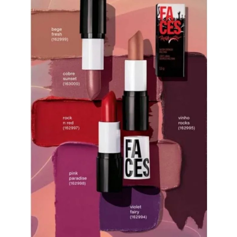 Batom Faces multimix Cremoso Natura | Shopee Brasil