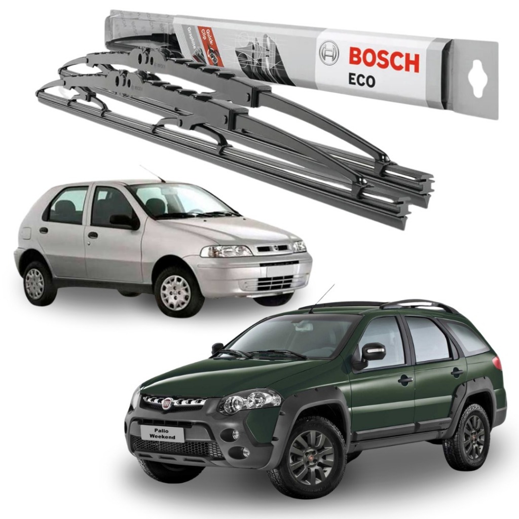 Par Palheta Dianteira Bosch 22"/18" Eco B017 Fiat Palio / Palio ...