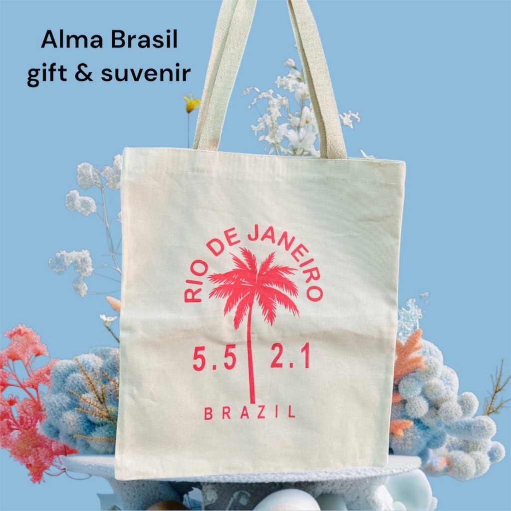 Ecobag de Lona com Estampa do Rio de Janeiro | Shopee Brasil