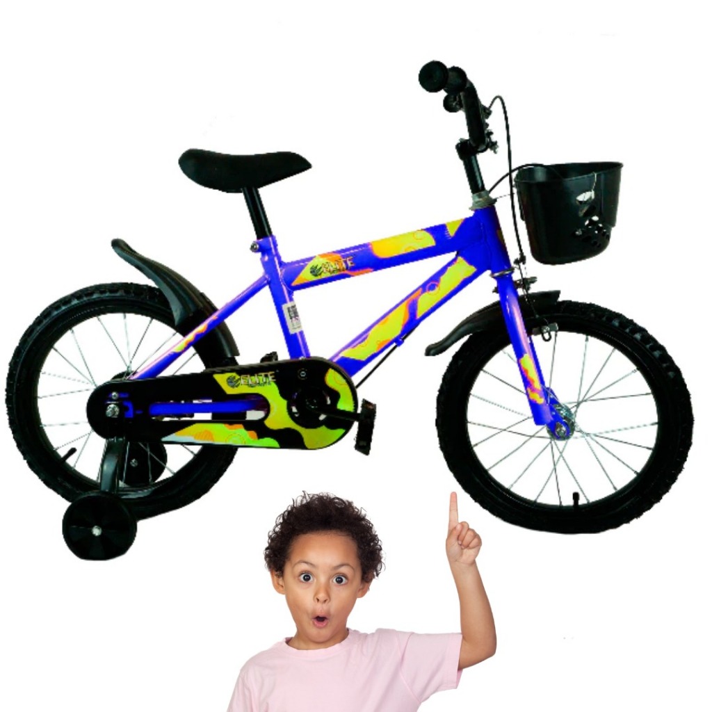 Bicicleta Bike Aro 16 Infantil Com Rodinha Rosa Azul | Shopee Brasil