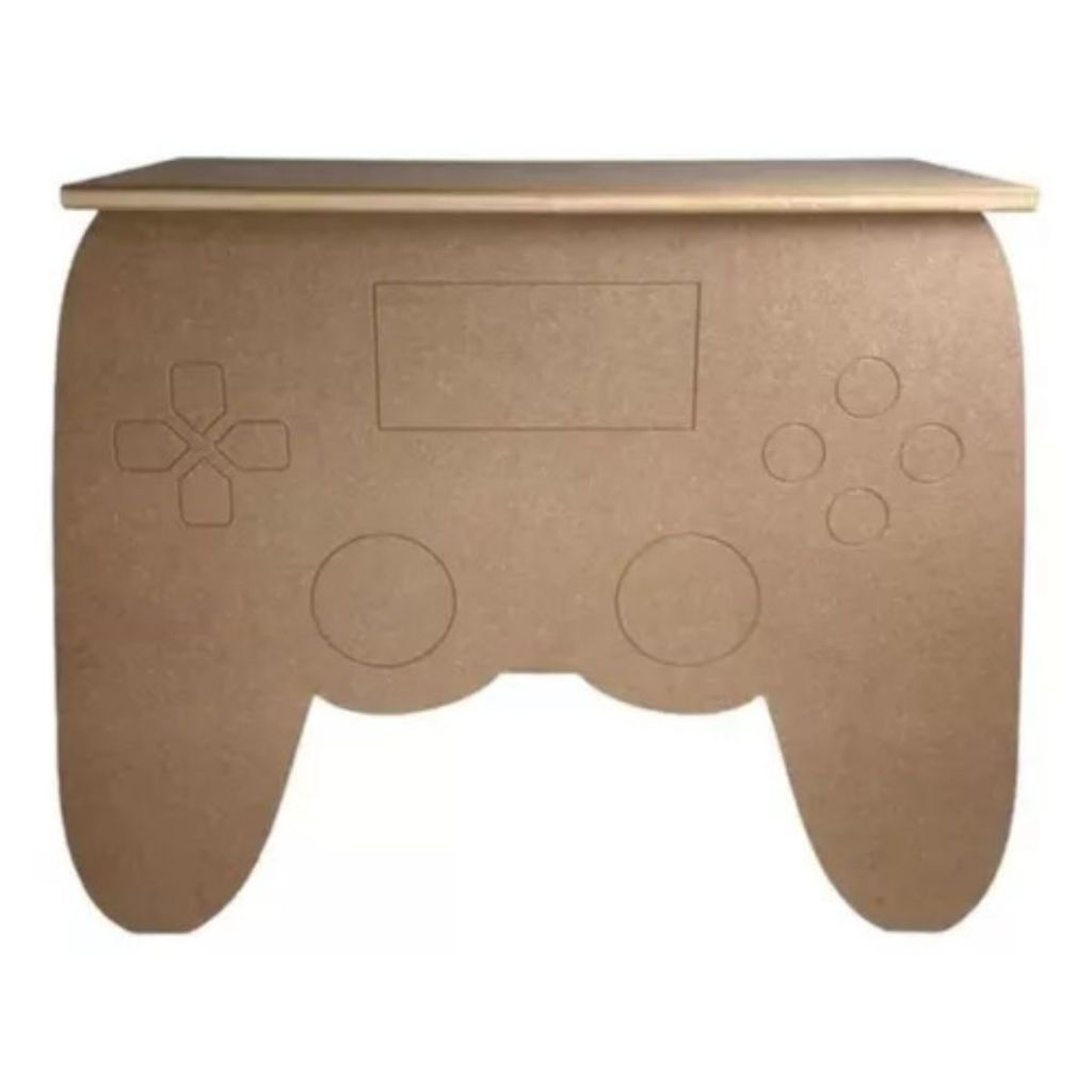 Painel Centro De Mesa Controle Vídeo Game Mdf Cru Mesa Fake | Shopee Brasil
