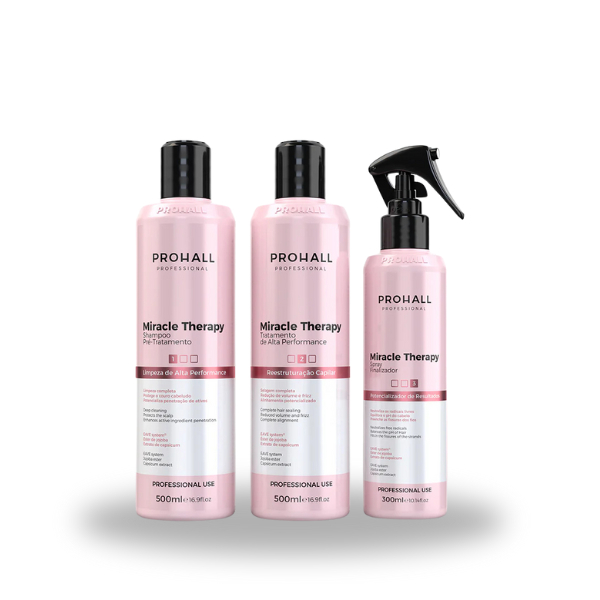 KIT MIRACLE THERAPY PROHALL | Shopee Brasil