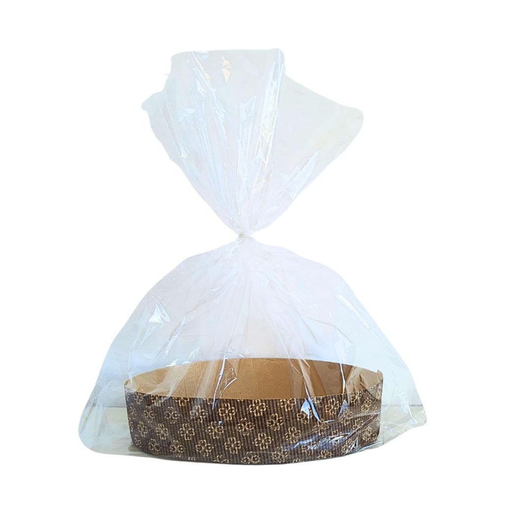 Kit 20 Forma Colomba Pascal 500g Papel Forneável Oval com Embalagem e ...