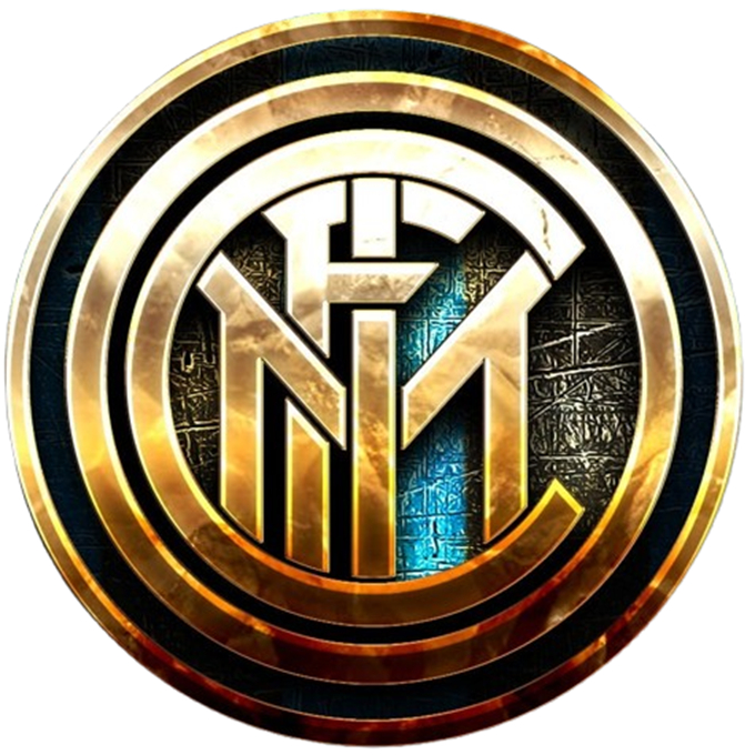 Adesivo da Inter de Milão em Escudo Dourado e Brilhante (18cm) | Shopee ...