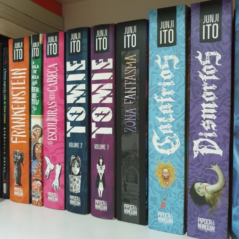 Livros Mangás Avulsos Junji Ito Pipoca e Nanquim - Calafrios, Uzumaki, Tomie, Frankenstein ...