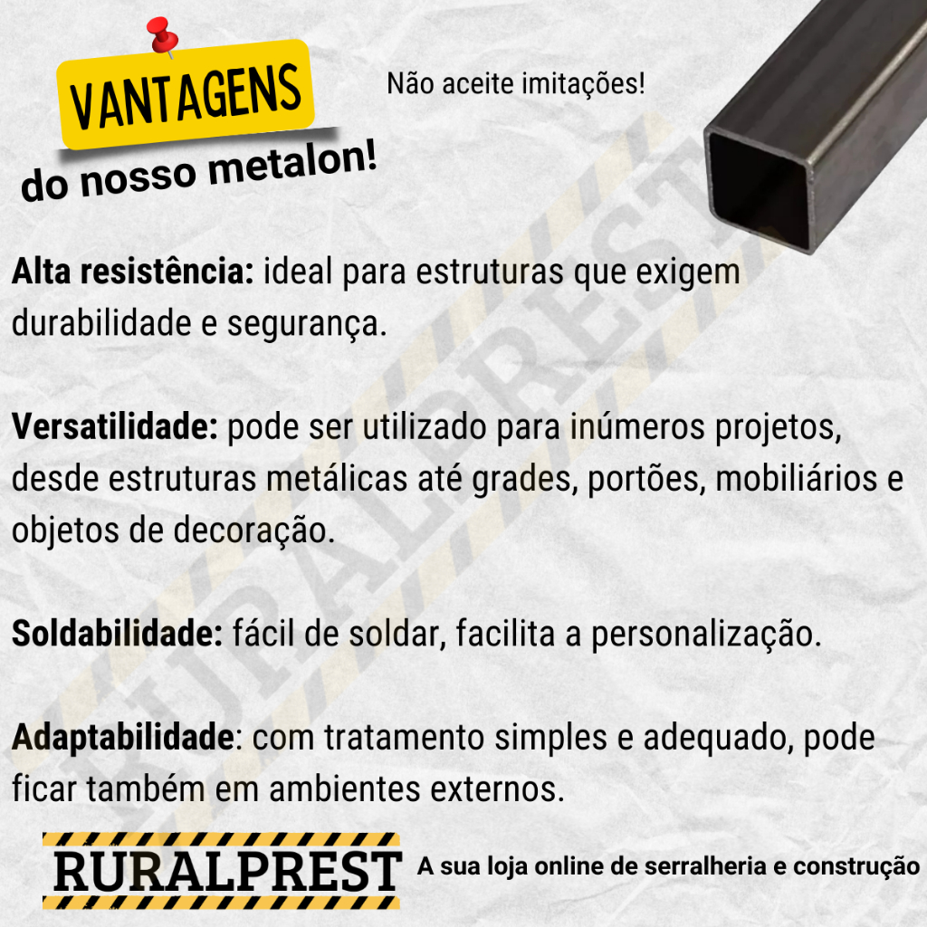 METALON 30X20 MM (20X30 MM) - BARRA DE AÇO - 4 PEÇAS DE 1,20 M ...