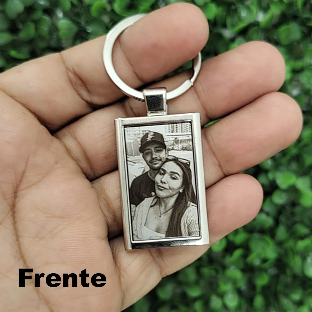 Chaveiro de Aço Personalizado Foto Casal Namorados - Filhos Presente ...