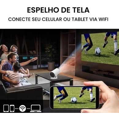 Projetor 4K HD 150 Polegadas Celular, Tv B0x, Xbox, PS, Pc, Wifi HY300 ...