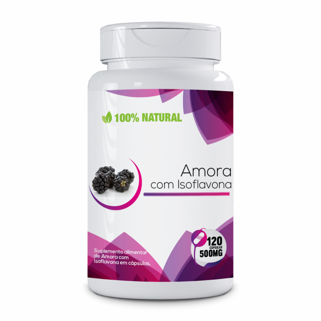 Amora com Isoflavona 120Cáp 500mg Natural | Shopee Brasil