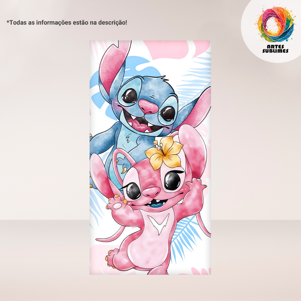 Painel Retangular Stitch Tam Diversos C/OverlockR8 | Shopee Brasil