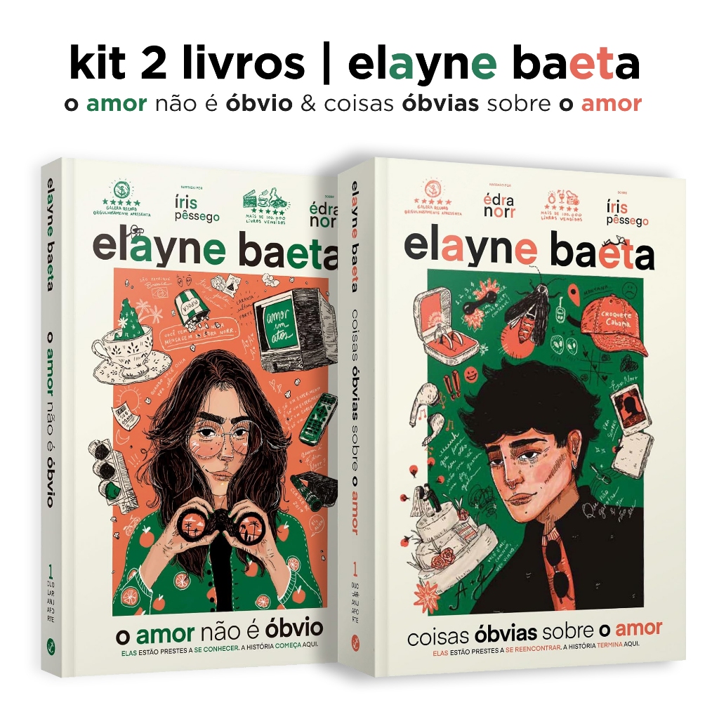 Duologia Laranja Forte | 2 Livros | O amor não é óbvio & Coisas óbvias ...