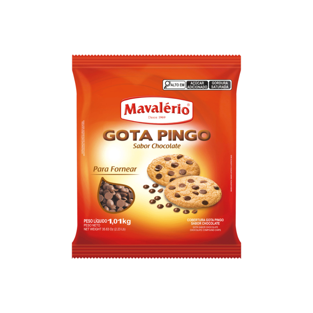 Gota de chocolate pingo para fornear e decorar 1,01kg | Shopee Brasil