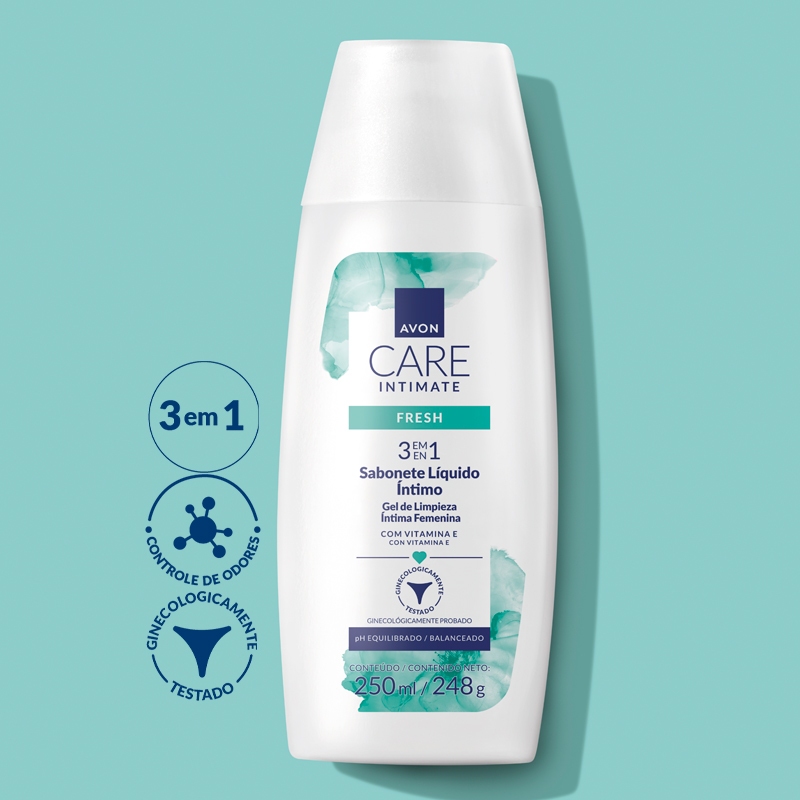 SABONETE LIQUIDO INTIMO AVON CARE FRESH 250ML | Shopee Brasil