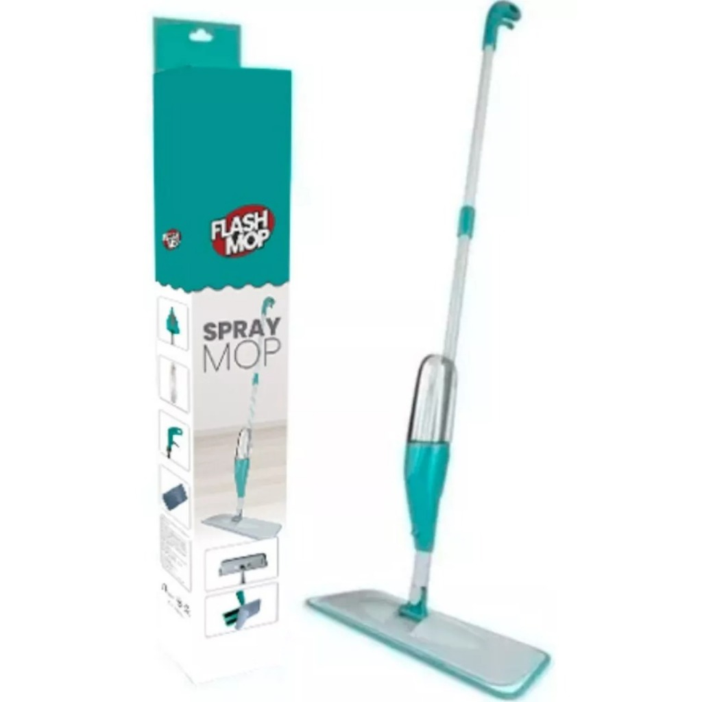 Spray Mop 2 em 1 Com Reservatório Esfregão Vassoura Mágica | Shopee Brasil
