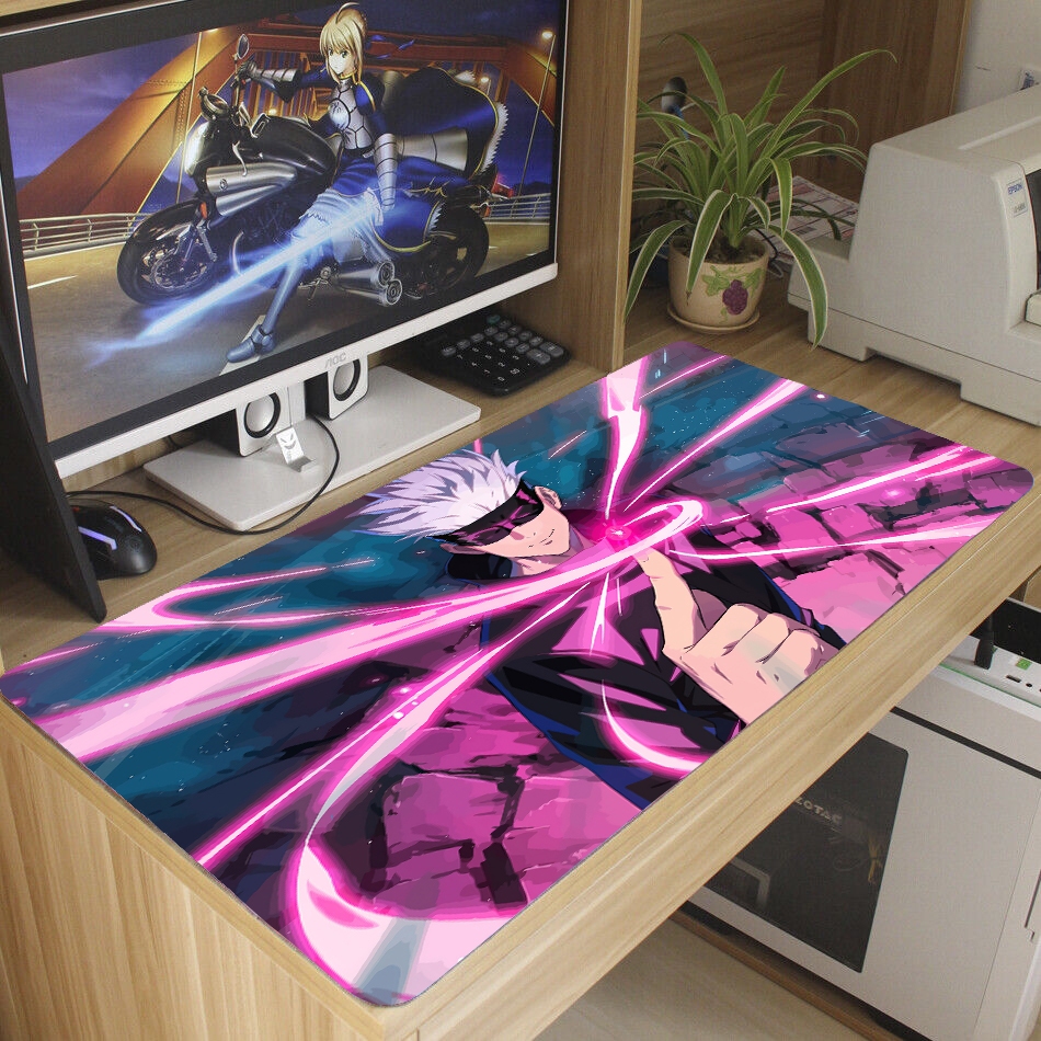 Mouse Pad Gamer Satur Gojo Antiderrapante Grande 70x35 80x35 90x40 ...