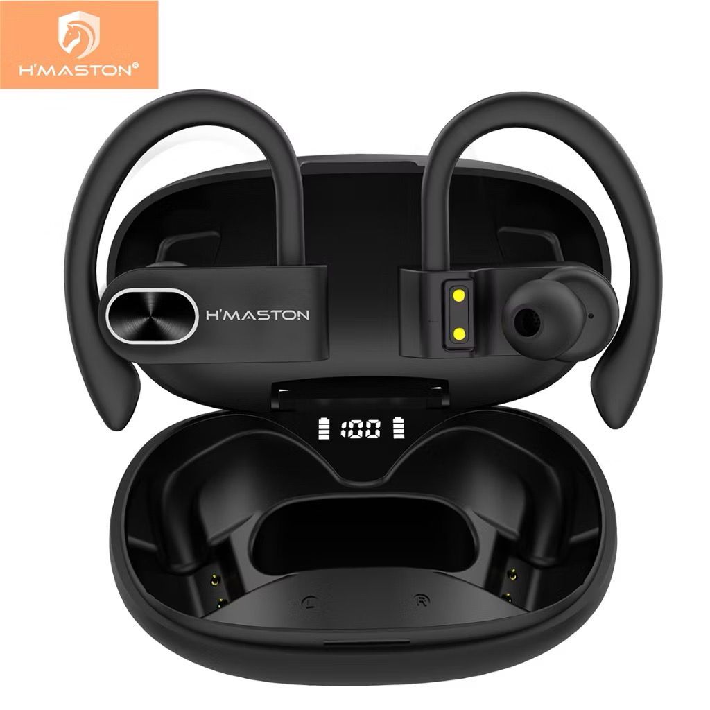 H'maston RS-52 é RS-53 Bluetooth 5.3 Fone De Ouvido Sem Fio Esportivo ...