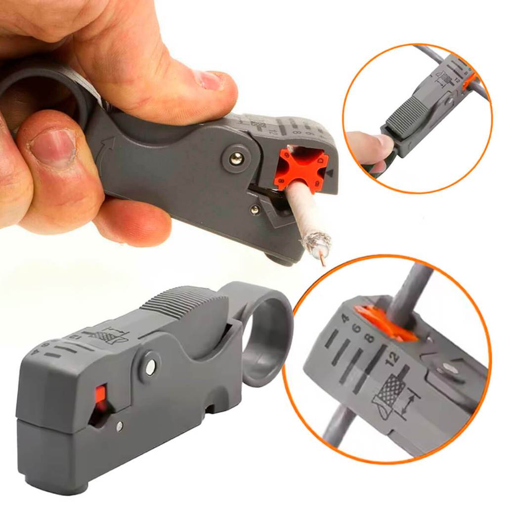 Descascador Decapador de Cabo Coaxial | Shopee Brasil