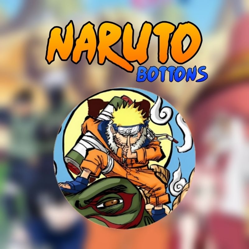 Kit Bottons - Botons - Buttons Naruto Anime Mangá 32mm | Shopee Brasil