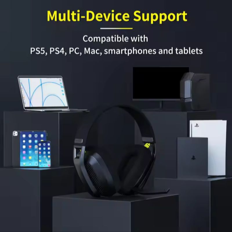 Headset Binnune Gamer Fones Sem Fio Wireless Bluetooth 2.4G BW06 ...