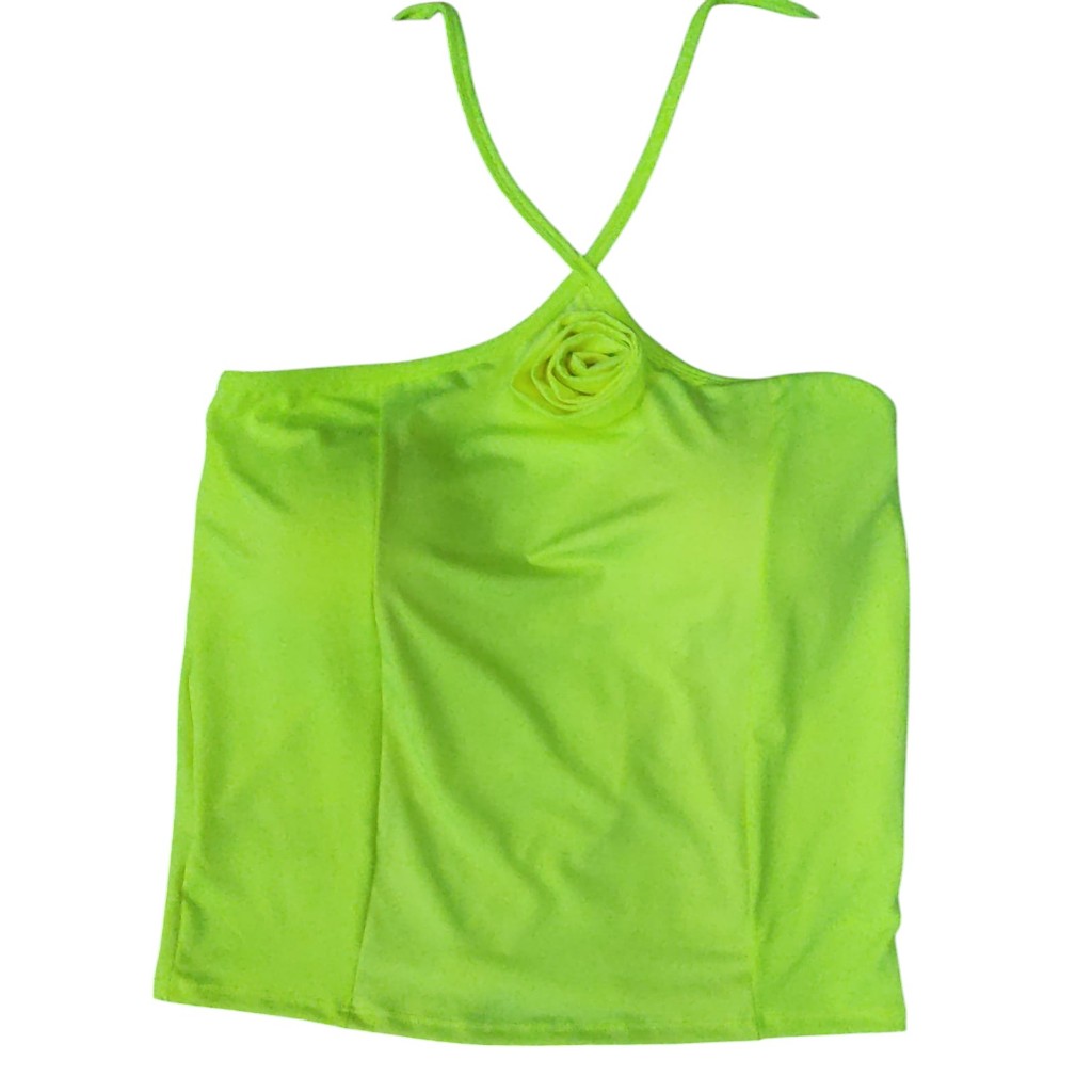 CROPPET PLUS SIZE COM ALSA E FLOR NA FRENTE TEM BOJO NO TECIDO SUPLEX ...
