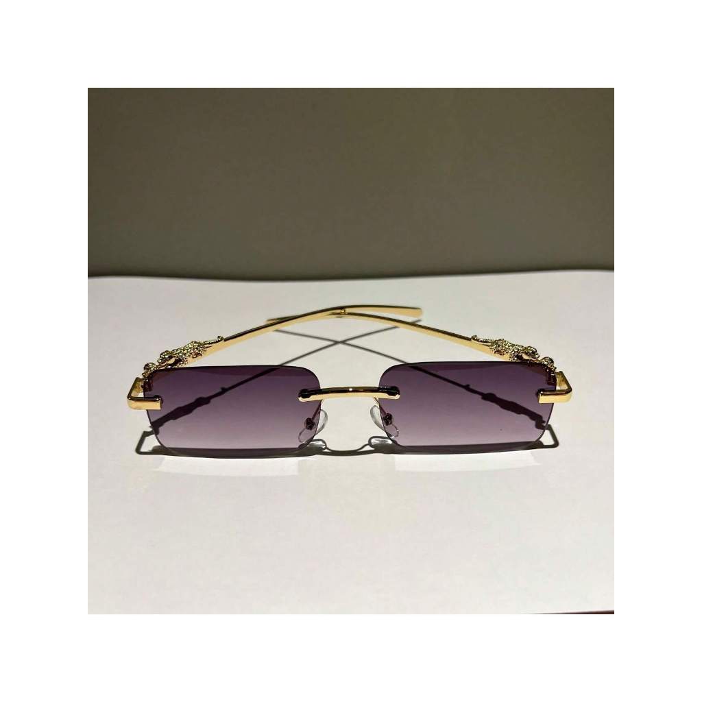 Óculos De Sol Masculino Feminino Hype Haste Yakuza Sem Aro haste Onça ...