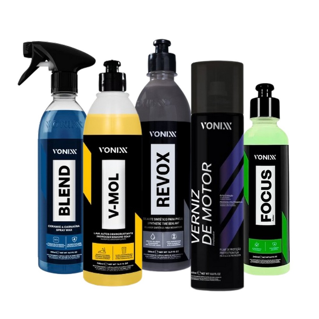 Kit VOnixx V-mol 500ml + Blend Spray 500ML + Revox 500ml + verniz de ...