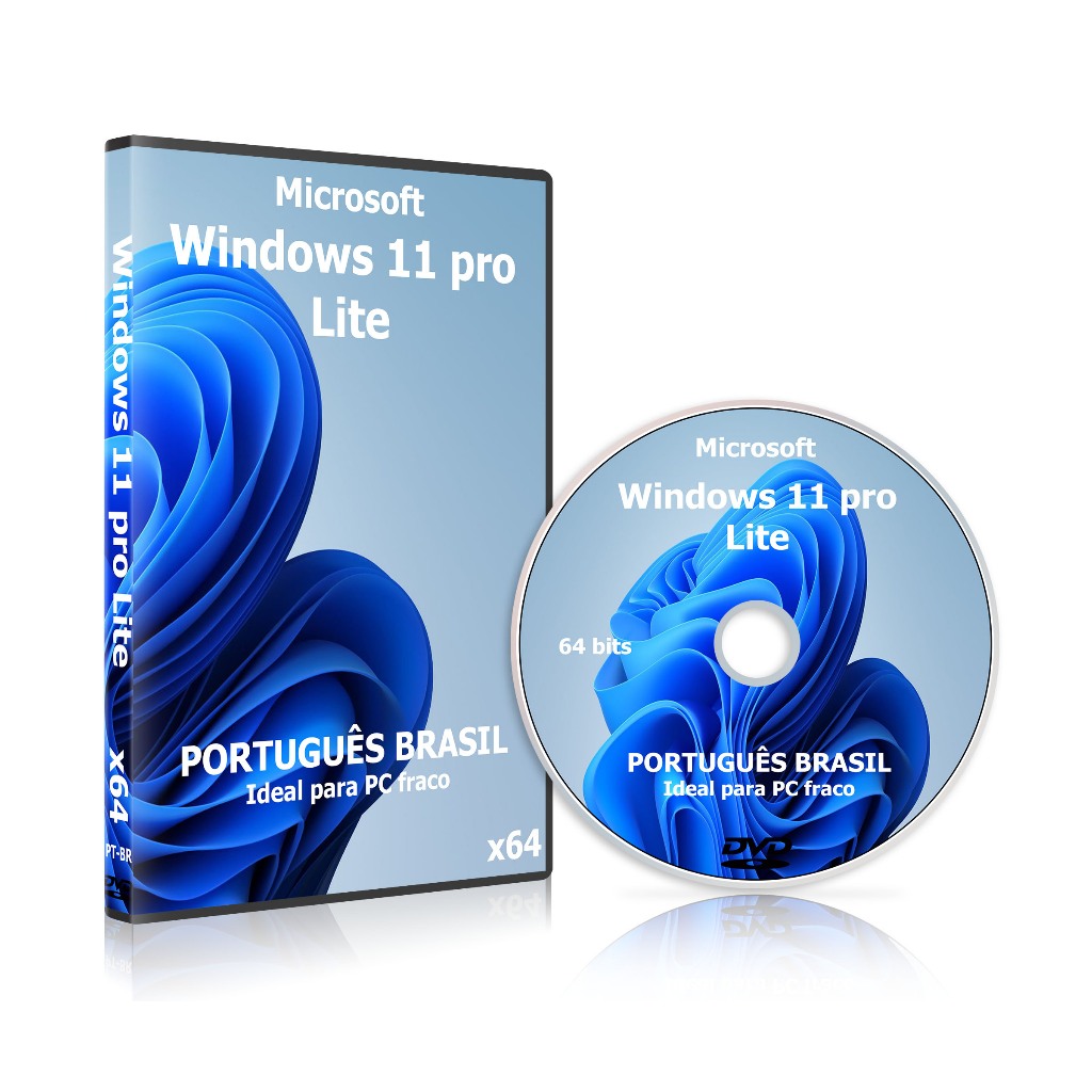 DVD Windows 11 pro lite (64 bits) | Shopee Brasil