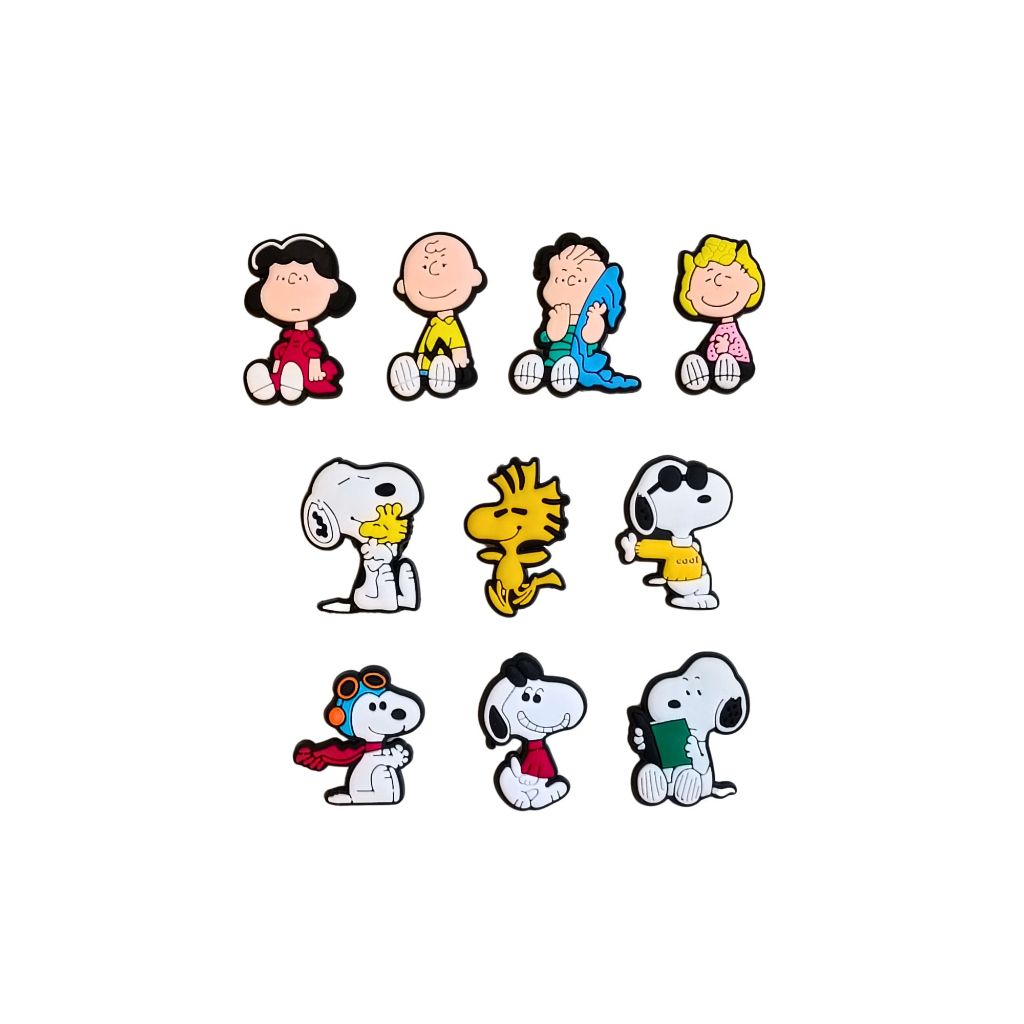 Pin para sandália Snoopy B kit com 10 pins | Shopee Brasil