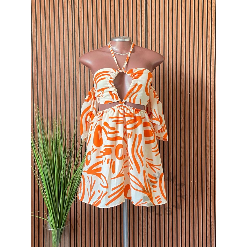 Macaquinho Fernanda Curto Da Moda Fresquinho Rodado Short Debaixo Praia ...