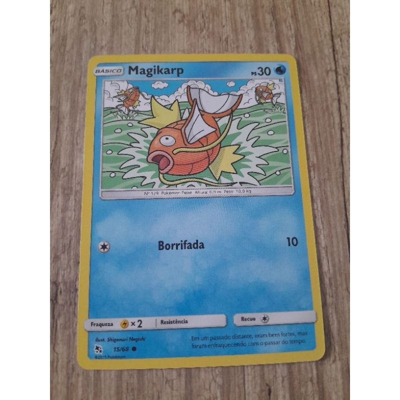Carta Pokemon Magikarp Original NM | Shopee Brasil