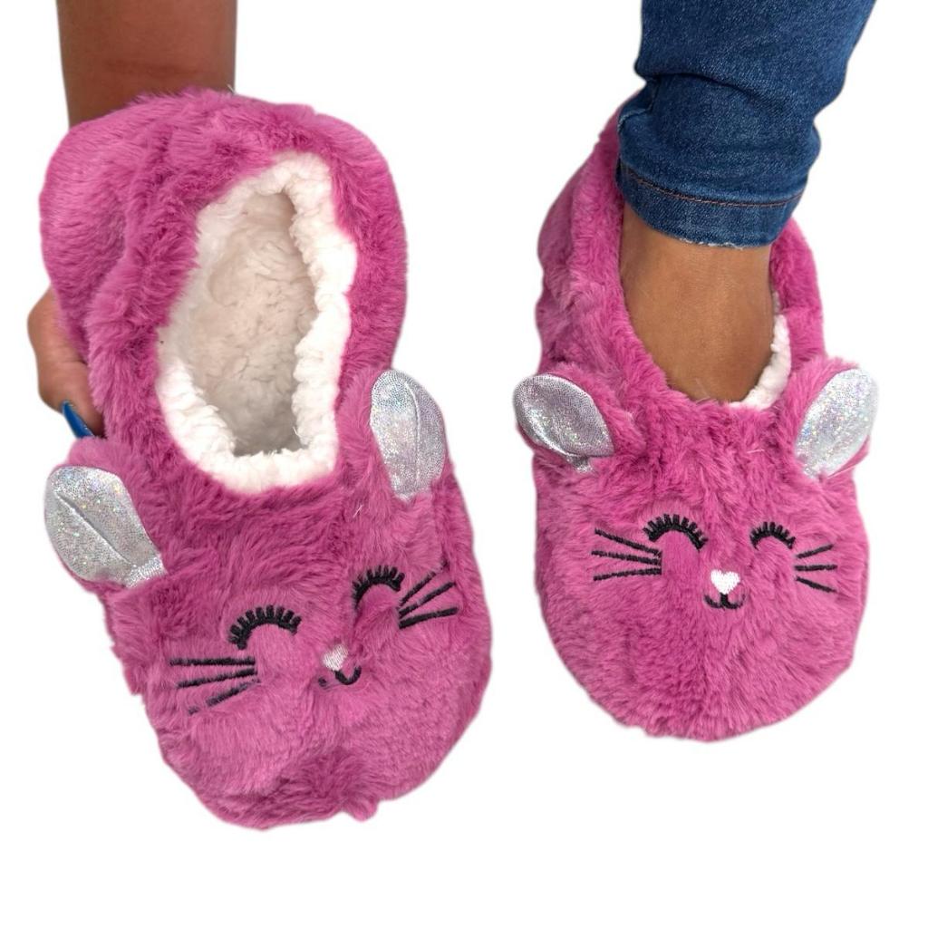 Pantufa Sapato Feminina Antiderrapante Conforto Inverno Fofa | Shopee ...
