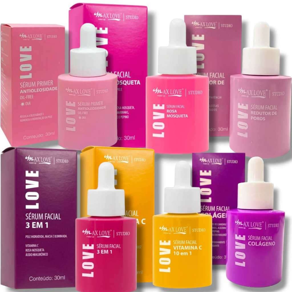 Serum Max Love Escolha o Seu | Shopee Brasil