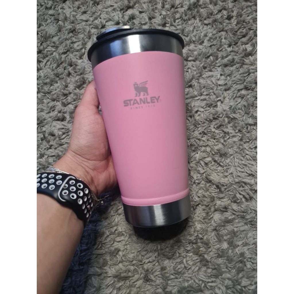 COPO TERMICO STANLEY ROSA COM ABRIDOR | Shopee Brasil
