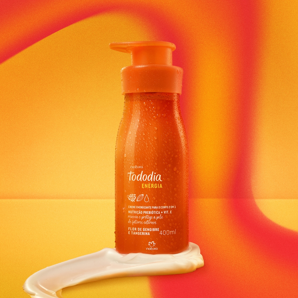 Natura Creme Energizante Corporal 2 em 1 Tododia Energia | Shopee Brasil