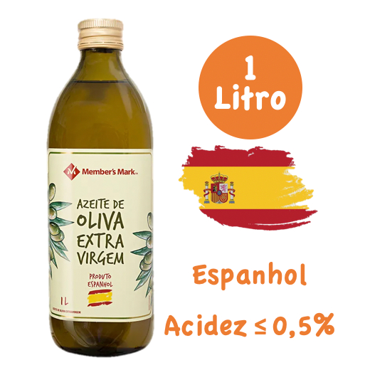 Azeite de Oliva Extravirgem Member's Mark Frasco 1l | Shopee Brasil