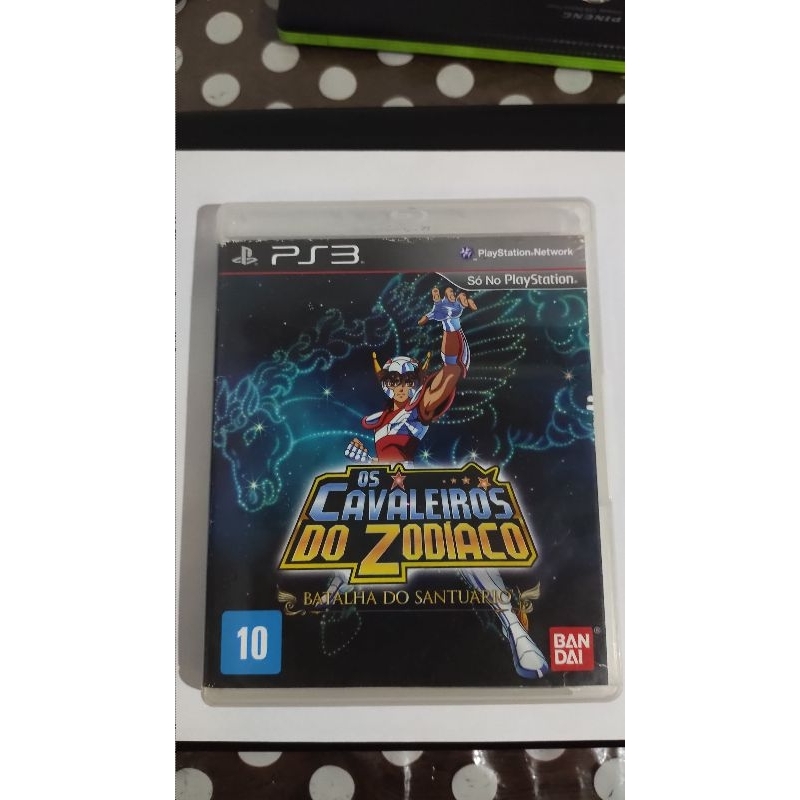 Os Cavaleiros do Zodíaco Batalha do Santuário Nacional e Original para PS3 | Shopee Brasil