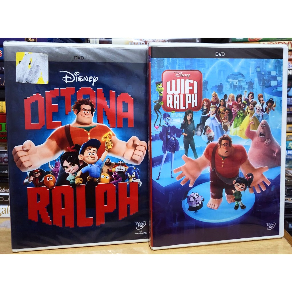 Coleção DVD Disney Detona Ralph + Wi-Fi Ralph (Original Lacrado ...
