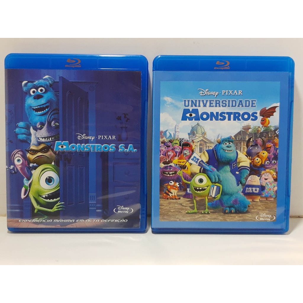 Bluray Coleçao Monstros SA (2 filmes) (Original) | Shopee Brasil
