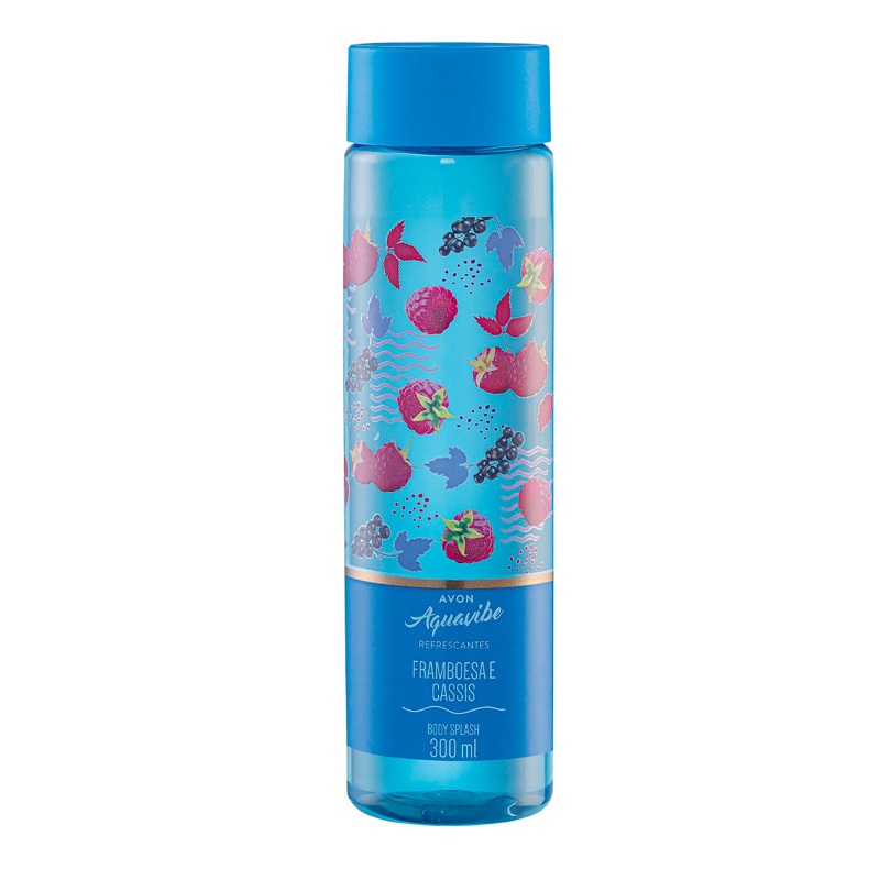 Body Splash Aquavibe Framboesa e Cassis 300 ML Avon | Shopee Brasil