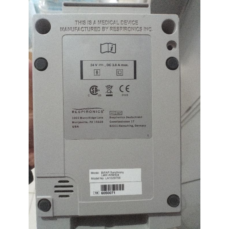 BiPAP Synchrony Respironics - Usado | Com SmartCard] | Shopee Brasil