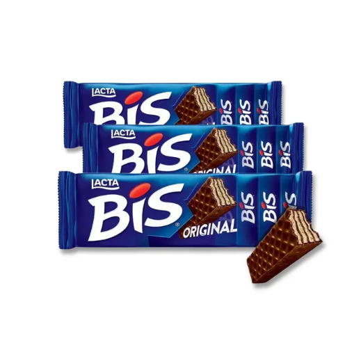 Bis ao Leite 100,8g Cada - Lacta Kit 3 Unidades Chocolate | Shopee Brasil