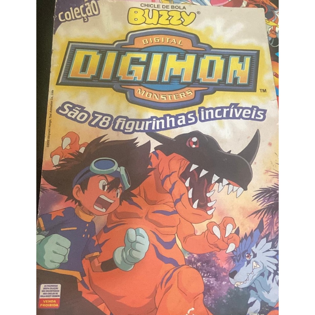 Álbum Digimon Buzzy | Shopee Brasil