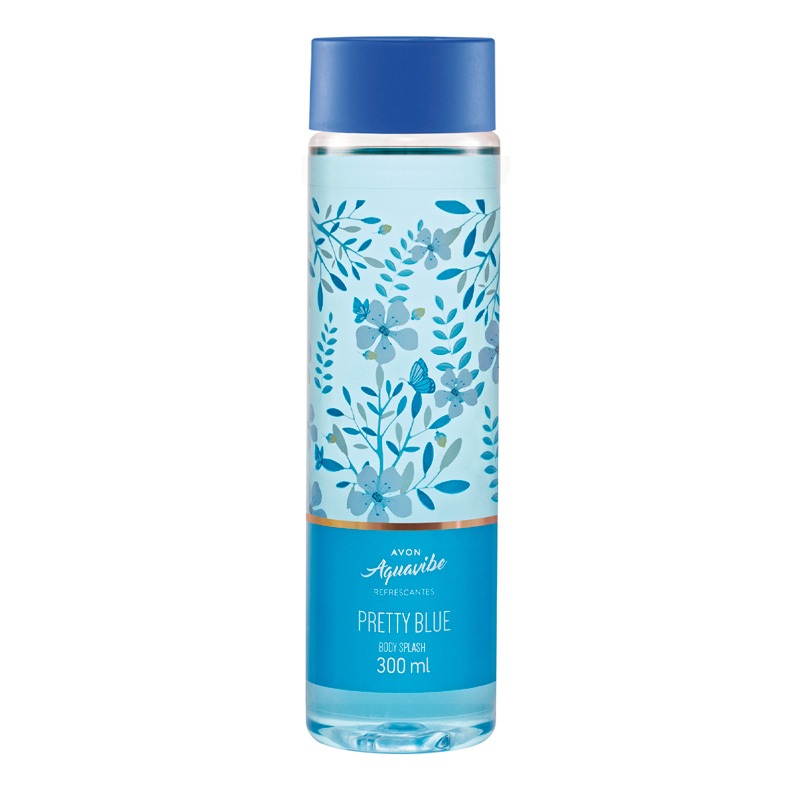 Body Splash Aquavibe Pretty Blue 300 ML Avon | Shopee Brasil