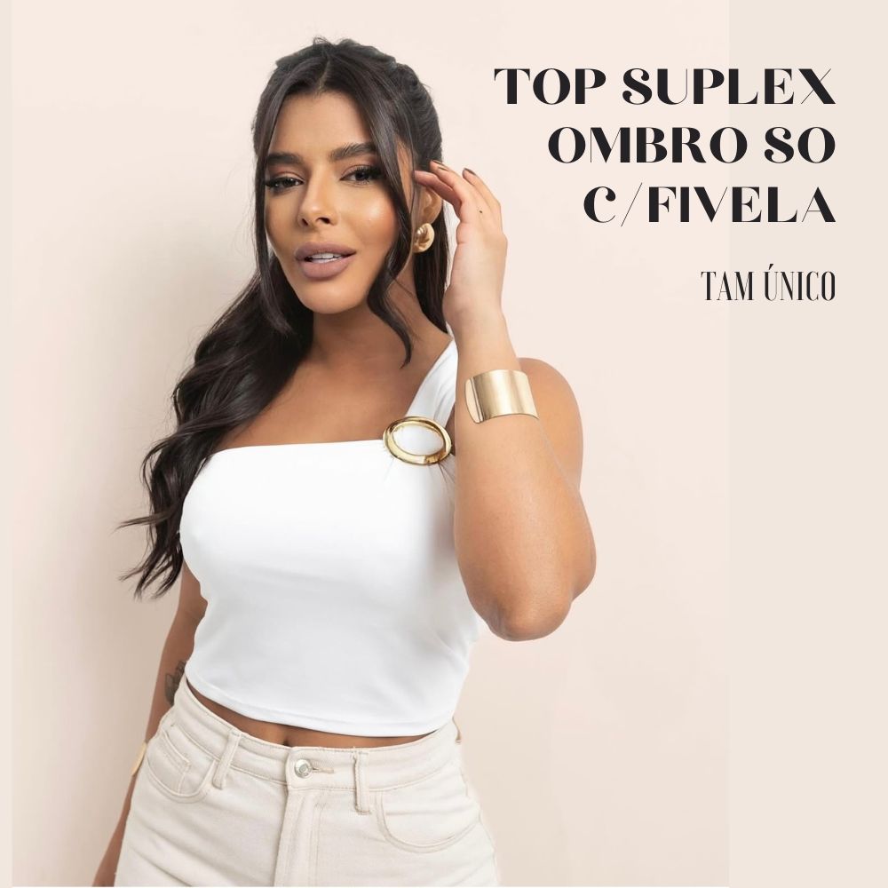 Top ombro so com Fivela - Suplex - Cropped mula manca ombro so com fivela suplex - Cropped ...