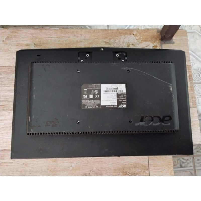 monitor monitor acer x163w 15" sem base funcionamento perfeitamente sem ...