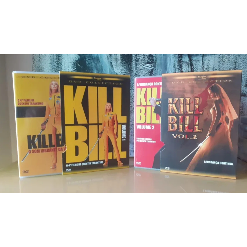 DVD Kill Bill Volumes 1 & 2 (Enluvados) | Shopee Brasil