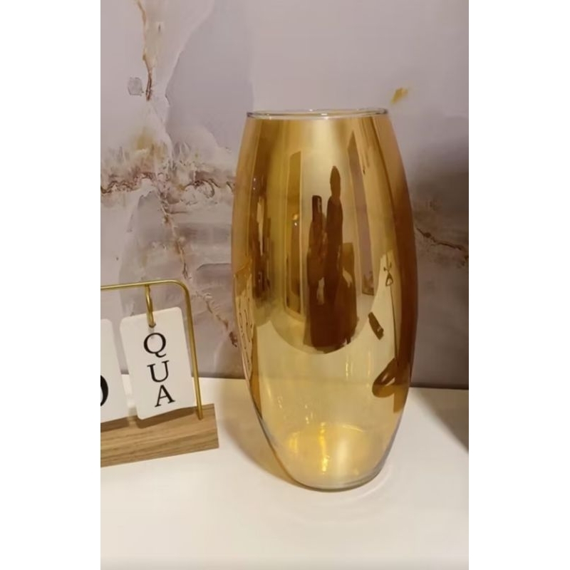 Vaso Rômulo Boleado 30cm Âmbar exclusivo | Shopee Brasil