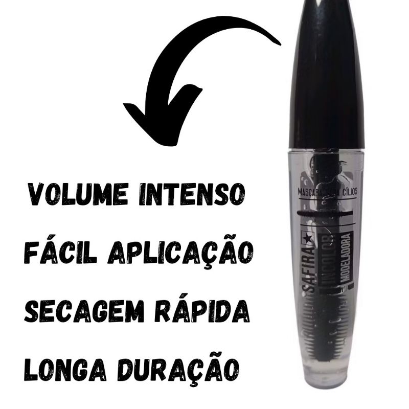 Rímel Máscara Para Cílios Incolor Efeito Modeladora - Linha Basic ...