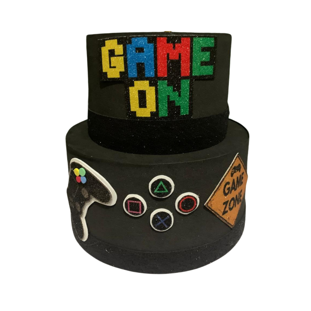 Bolo Fake/Falso Vídeo Game On | Shopee Brasil