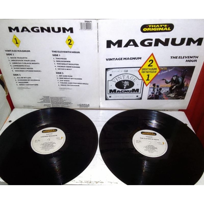 LP Magnum - Vintage Magnum / The Eleventh Hour ( Marillion, Pallas ...